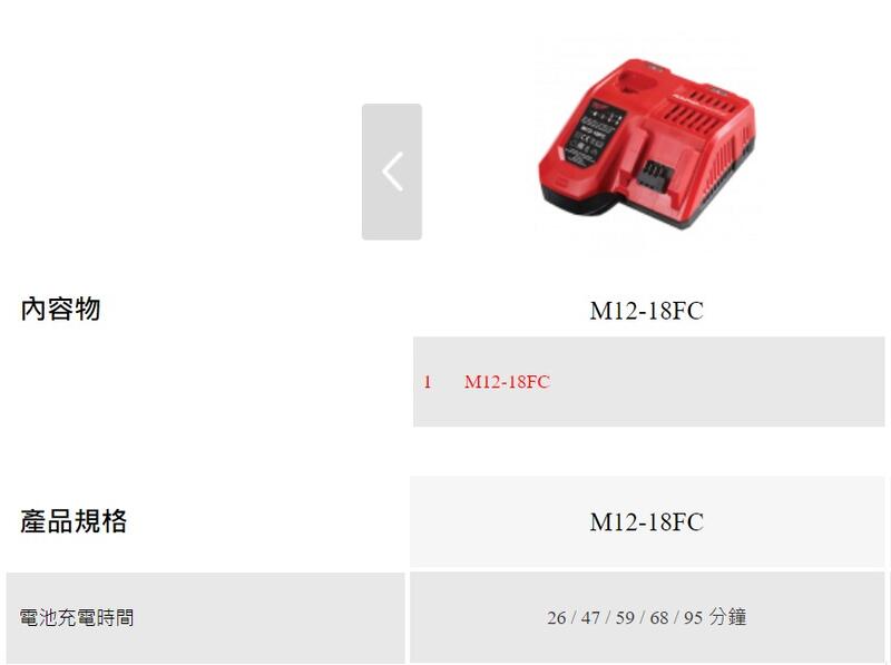 [宏樂工具] 含稅 Milwaukee 美沃奇 M12-18FC 12V 18V 兩用 快速 充電器 快充 全新公司貨 | 露天市集 | 全台 ...