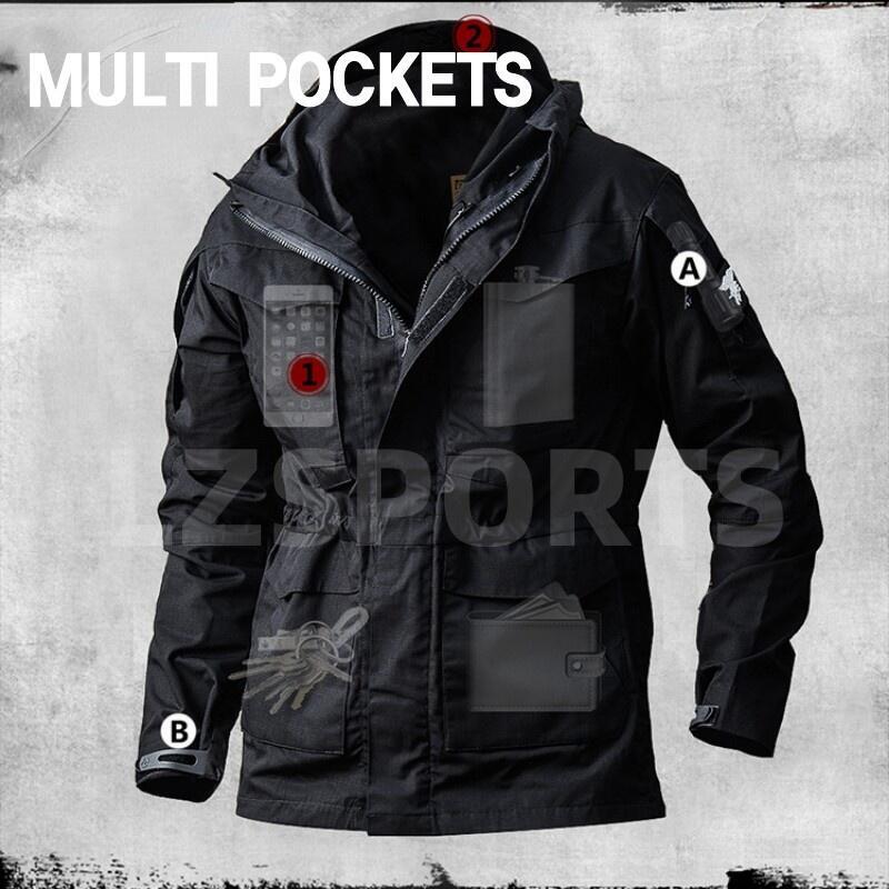 高級戰術夾克 M65 S-2XL 美國軍裝休閒戰術風衣男士防水飛行飛行員外套連帽衫軍用外套冬季 | 露天市集 | 全台最大的網路購物市集
