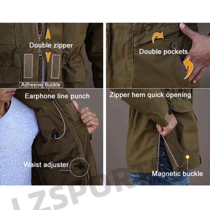 高級戰術夾克 M65 S-2XL 美國軍裝休閒戰術風衣男士防水飛行飛行員外套連帽衫軍用外套冬季 | 露天市集 | 全台最大的網路購物市集