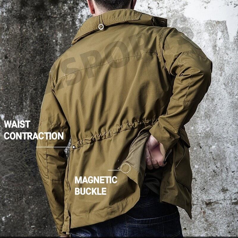 高級戰術夾克 M65 S-2XL 美國軍裝休閒戰術風衣男士防水飛行飛行員外套連帽衫軍用外套冬季 | 露天市集 | 全台最大的網路購物市集