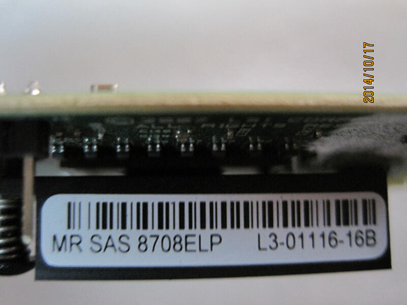 【嚴選特賣】原裝LSI MR SAS 8708ELP 陣列卡 PCI-E 8口陣列卡 | 露天市集 | 全台最大的網路購物市集