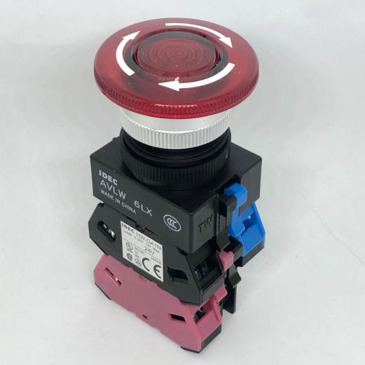 【嚴選特賣】IDEC和泉AVLW42211DR 03D蘑菇頭急停AVLW42202DR 20DR開關49922DR | 露天市集 | 全台最大的網路購物市集