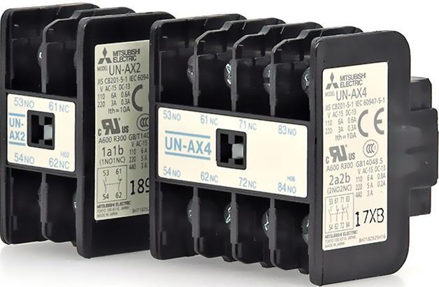 【嚴選特賣】原裝正品三菱接觸器輔助觸頭UN-AX4 2A2B現貨 | 露天市集 | 全台最大的網路購物市集
