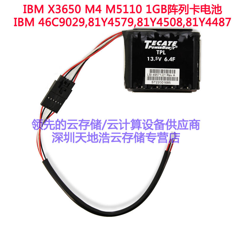 【嚴選特賣】IBM 46C9029,81Y4579 IBM X3650 M4 M5110陣列卡電池現貨 | 露天市集 | 全台最大的網路購物市集