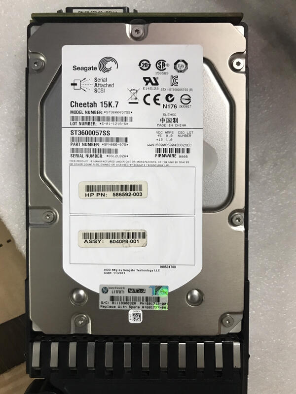【嚴選特賣】惠普/HP 601777-001 AP860A 600G 15K SAS P2000 G3 原裝 | 露天市集 | 全台最大的網路購物市集
