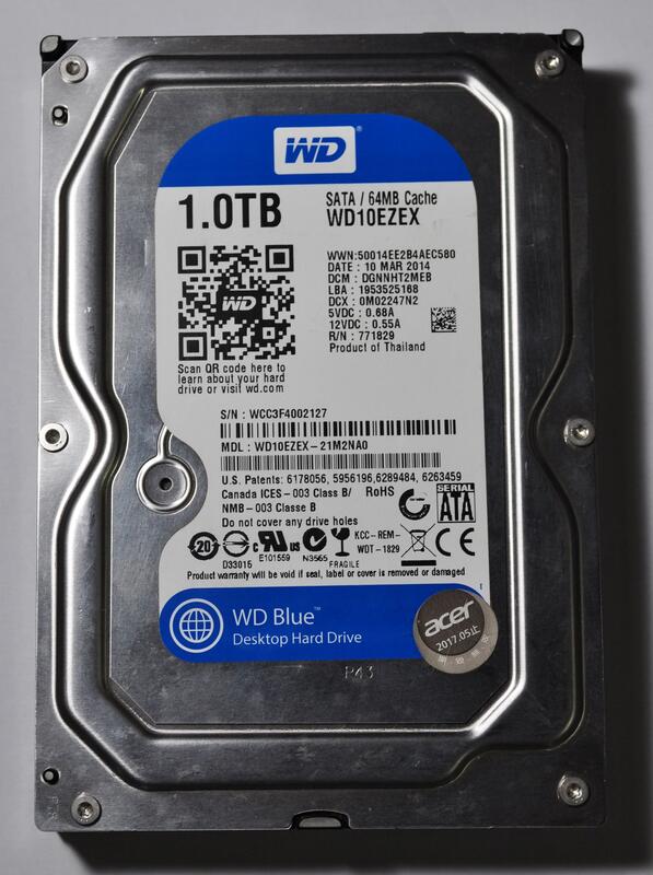 1TB 硬碟 1000GB (64MB Cache) WD 、 Seatage 隨機出貨 | 露天市集 | 全台最大的網路購物市集