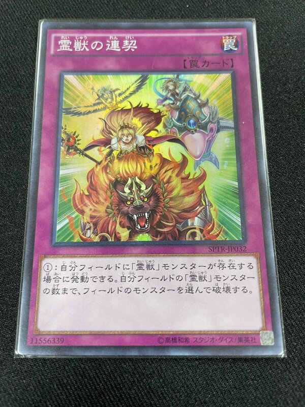 E5~ZOO~遊戲王 SPTR-JP032 靈獸的連契 亮面 95-98分 | 露天市集 | 全台最大的網路購物市集