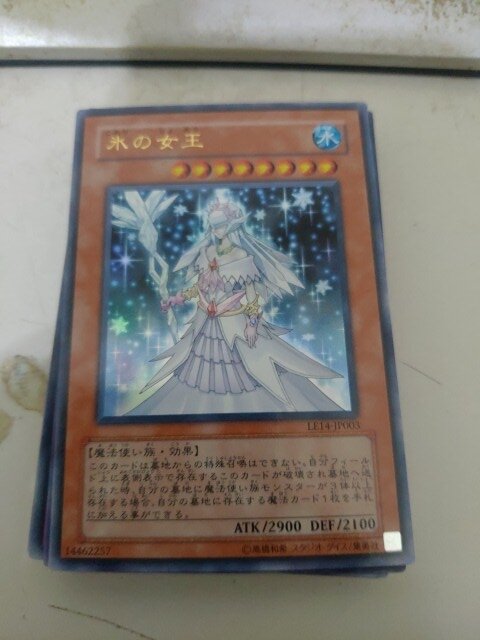 傷4~ZOO~遊戲王 LE14-JP003 冰之女王 (金亮) 打牌品 | 露天市集 | 全台最大的網路購物市集