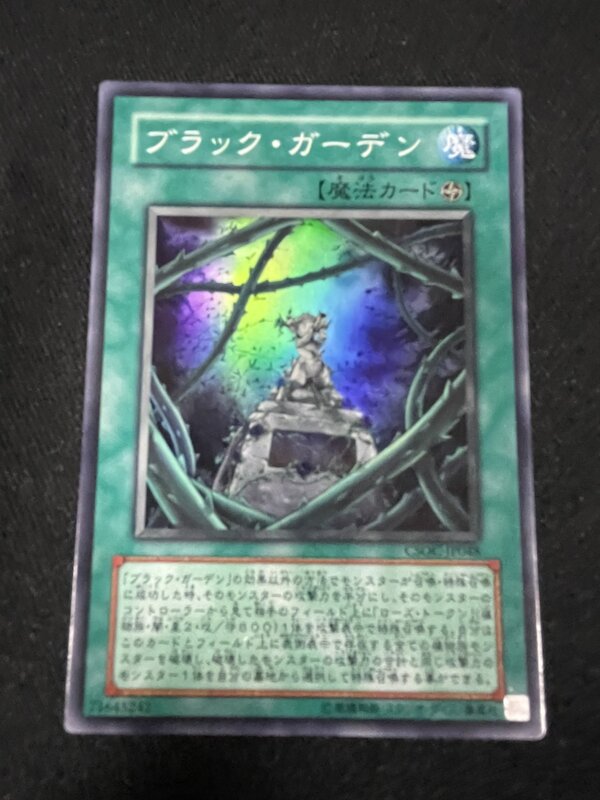 傷卡6~ZOO~遊戲王 CSOC-JP048 黑色花園 亮面 打牌品 | 露天市集 | 全台最大的網路購物市集