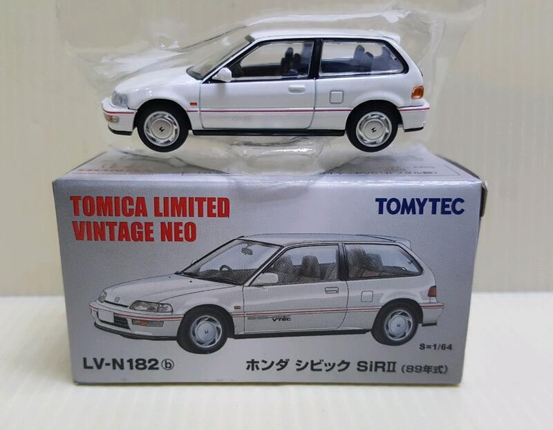 全新日本TOMYTEC 1/64 LV-N182b Honda CIVIC SIR II 本田喜美 白色 TOMICA | 露天市集 | 全台 ...