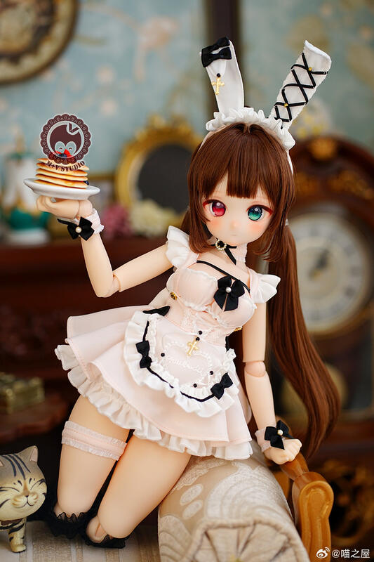 【老顧客限定預購】喵屋 悠宮美兔女僕 DP限定色 3分 4分 BJD SD DD MSD MDD 熊妹 娃衣 | 露天市集 | 全台最大的網路購物市集