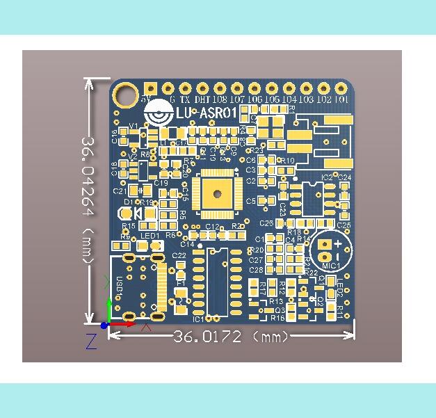 【環島科技】LU-ASR01 附3W喇叭 智能語音識別控制模組台灣現貨 語音模組 離線識別自定義詞條 遠超LD3320 | 露天市集 | 全台最大的網路購物市集