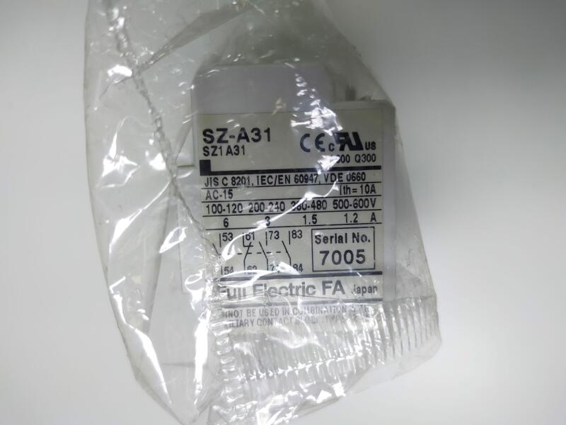 FUJI 富士 電磁接觸器 輔助接點 SZ-31A 3a1b | 露天市集 | 全台最大的網路購物市集