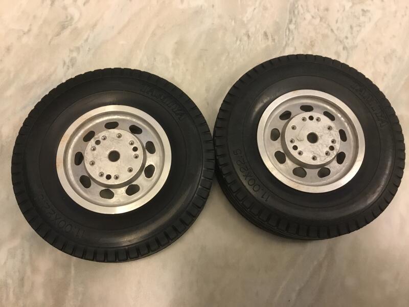 TAMIYA 56508 / 56509 拖車頭鋁合金輪框含胎皮 (絕版品) | 露天市集 | 全台最大的網路購物市集