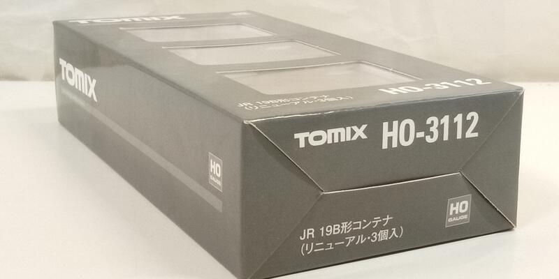 [中古良品] Tomix HO-3112 JR 19B形貨櫃 (3個入) | 露天市集 | 全台最大的網路購物市集