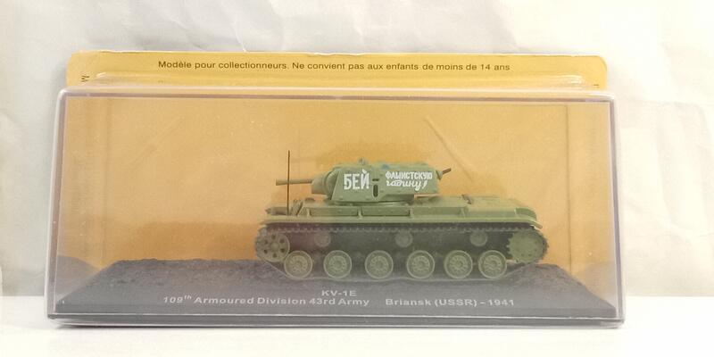 [中古良品] DeAGOSTIN 1/72 COMBAT TANKS_二戰蘇聯 KV-1E 重戰車 | 露天市集 | 全台最大的網路購物市集