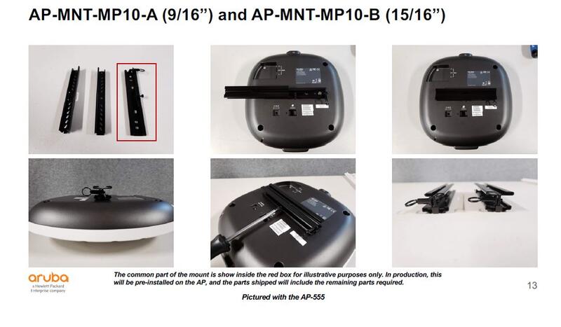 原廠 Aruba AP-5XX R3J16A AP-MNT-B Kit AP AP-505 AP-515壁掛架 套件 | 露天市集 | 全台最 ...