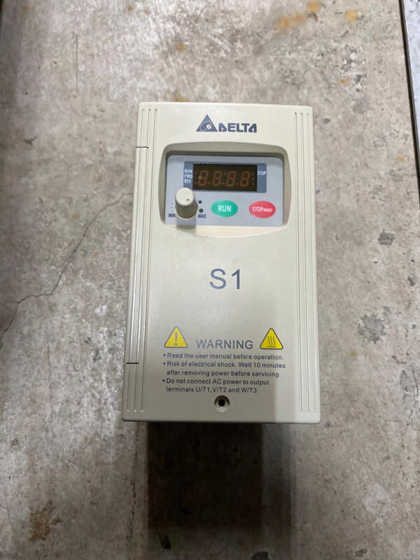 VFD002S23A S1 DELTA 台達 變頻器 測試好的 變流器 0.2kW 200W 三相 | 露天市集 | 全台最大的網路購物市集