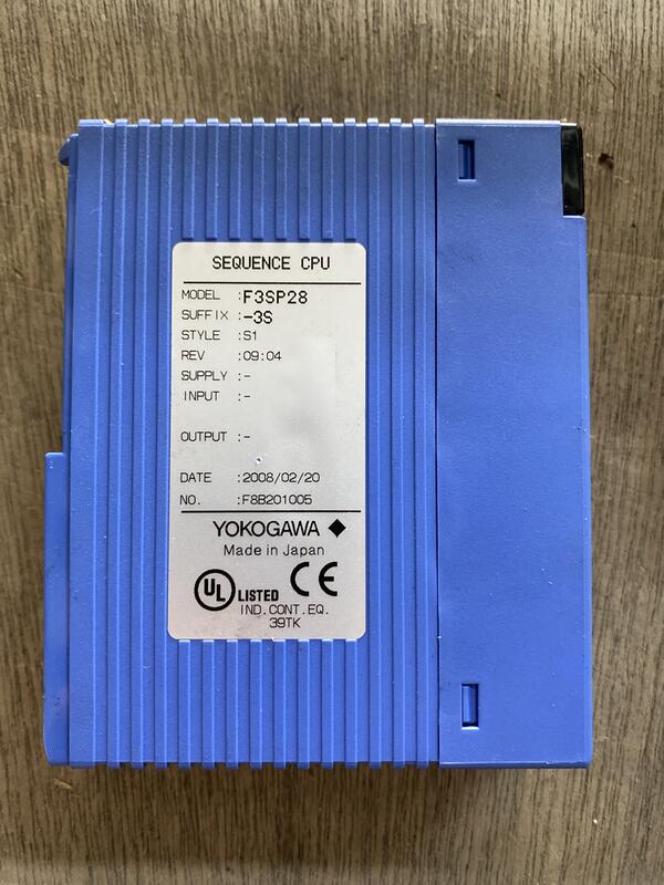 YOKOGAWA F3SP28-3S F3SP38-6N SEQUENCE CPU 橫河 | 露天市集 | 全台最大的網路購物市集