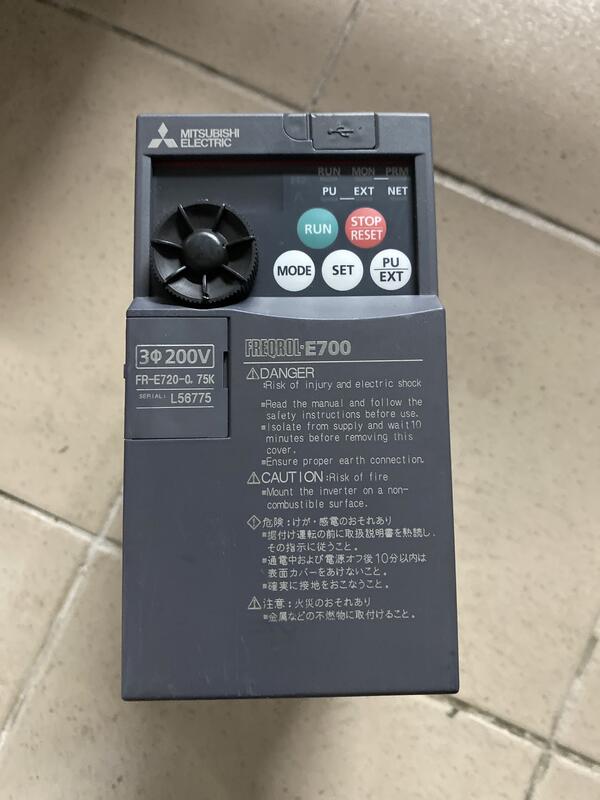 FR-E720-0.75K 1.5K 2.2K 3.7K Mitsubishi 三菱 變頻器 變流器 測試好的 | 露天市集 | 全台最大的網路購物市集