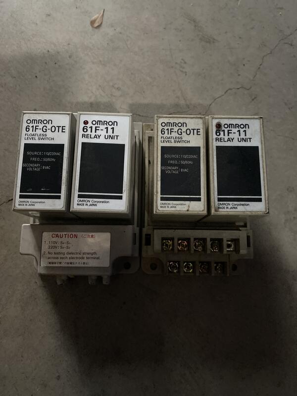 61F-G-OTE 61F-11 液位控制器 歐姆龍 OMRON 液位開關 RELAY UNIT 兩個一標 | 露天市集 | 全台最大的網路購物市集