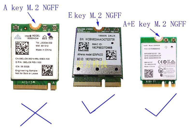 A+E key E key M.2 NGFF網卡轉M key PCIe M.2 NGFF轉接卡 | 露天市集 | 全台最大的網路購物市集
