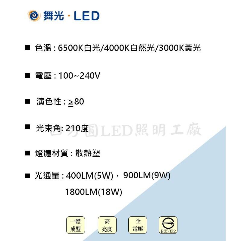 【四方圓LED照明】舞光 LED T5 5w/9w/18W 一體式支架燈 附開關 附插頭線 全電壓 三種色溫日光燈具 | 露天市集 | 全台最 ...