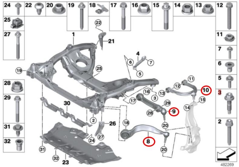 BMW G30 G31 三腳架 31106861185 31106861178 31106861162 三角架 搖臂 | 露天市集 | 全台最 ...