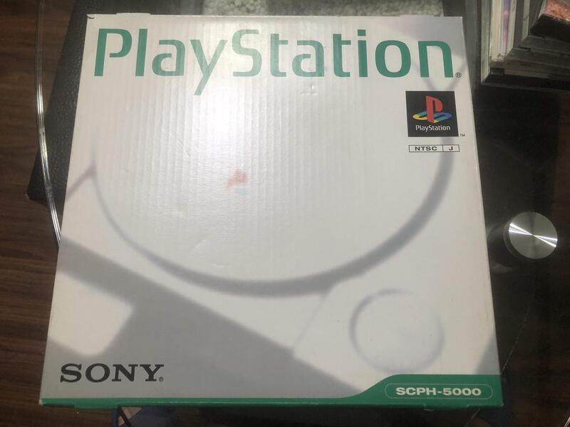 稀少功能正常土城可面交ps1主機日規機型附盒裝，已測試正常SONY PS 遊戲主機 一代 PS1 SCPH-5000型 | 露天市集 | 全台 ...