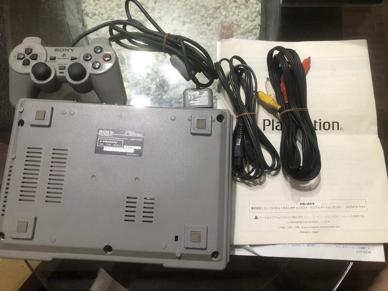 稀少功能正常土城可面交ps1主機日規機型附盒裝，已測試正常SONY PS 遊戲主機 一代 PS1 SCPH-5000型 | 露天市集 | 全台 ...