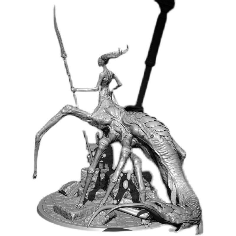 【熱銷現貨🔥】76mm ZBBOY監制 魔妖獸女 樹脂兵人 白模 TD-3605 | 露天市集 | 全台最大的網路購物市集