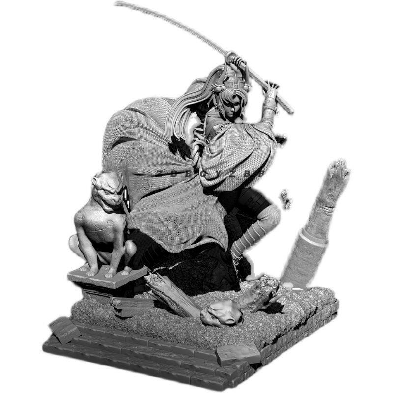 【熱銷現貨🔥】1/24 ZBBOY監制 櫻花斬女孩 玩具樹脂手辦 兵人 白模 TD-3329 | 露天市集 | 全台最大的網路購物市集