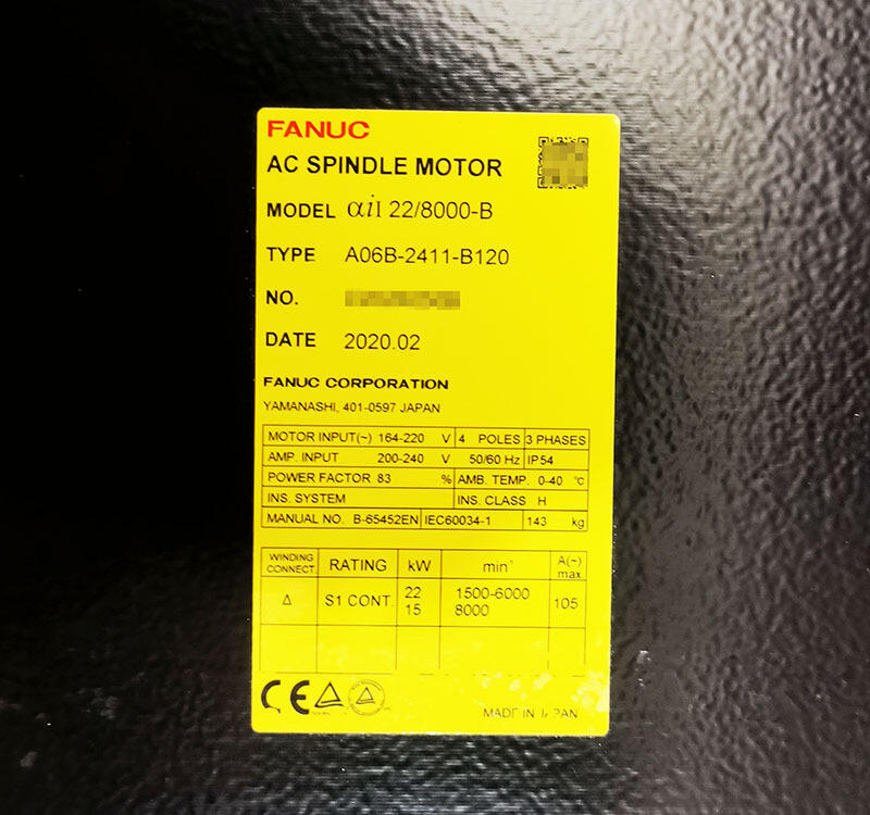 【柒字優選】A06B-2411-B120/2411-B123/1411-B120/B123 全新原裝主軸電機議價 | 露天市集 | 全台最大的 ...