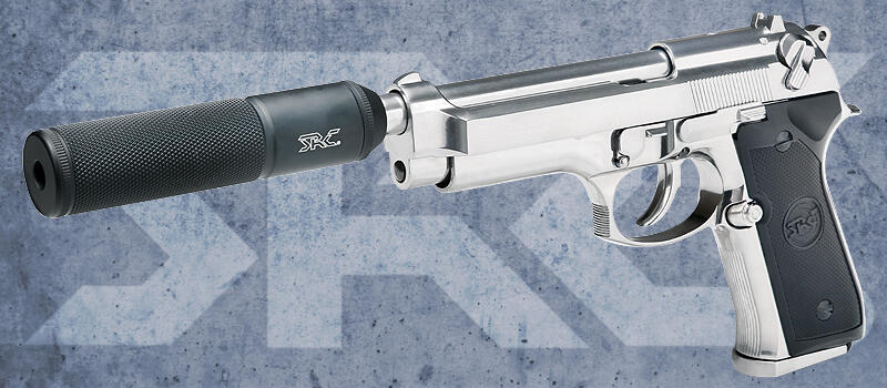 【ALPHA網路最低價】 SRC SR92 M92 白金滅音管版自動退膛瓦斯手槍 GB-0709-SP☆ | 露天市集 | 全台最大的網路購物市集
