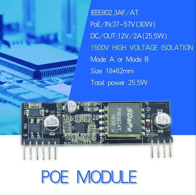 12V 2A POE模組,poe供電模塊, PD Module/IEEE802.3at PM1202 | 露天市集 | 全台最大的網路購物市集