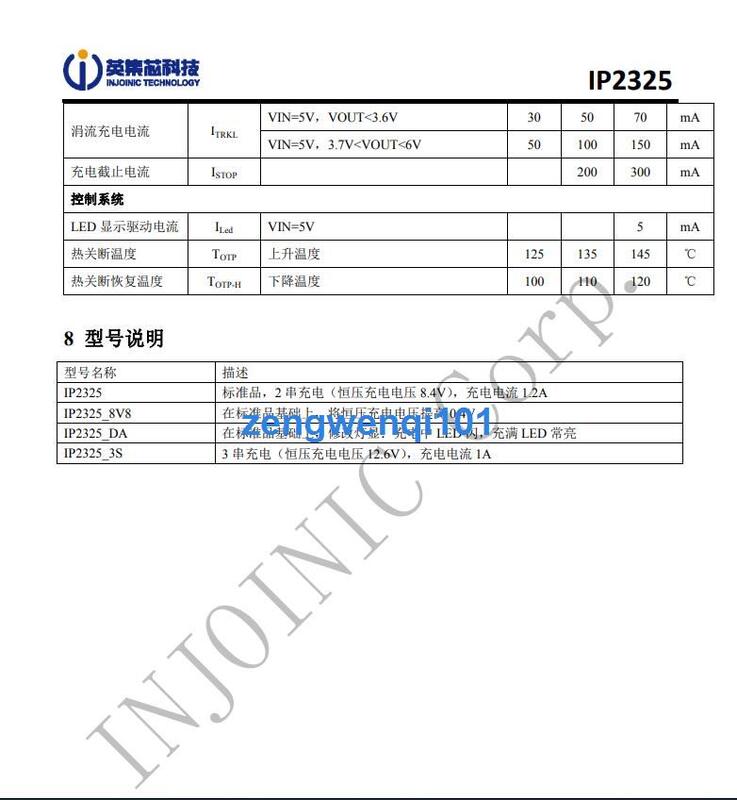 全新原裝 IP2325 貼片ESOP-8 5V輸入 雙節串聯鋰電池升壓充電芯片 | 露天市集 | 全台最大的網路購物市集