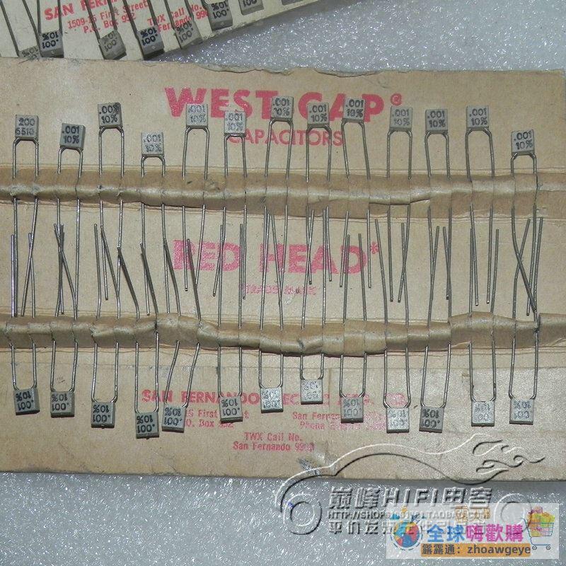 【血拼好貨】美國西電古董 WEST-CAP 200v0.001uf 102k 銅鍍銀腳銀雲母電容 量大價優 | 露天市集 | 全台最大的網路購物市集