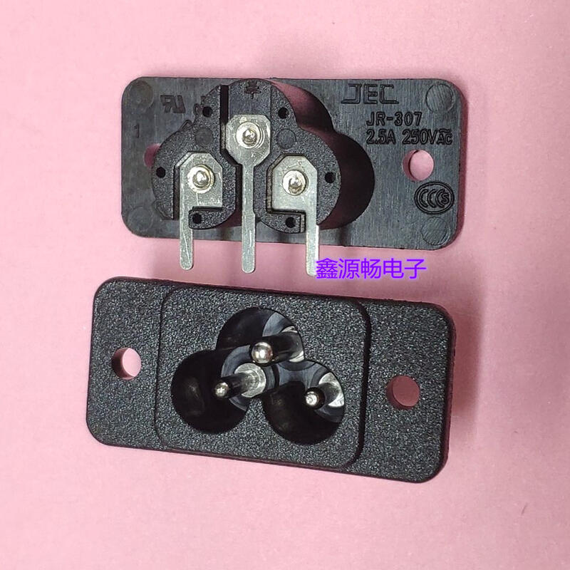 JEC梅花插座 電腦電源線插座C6器具型米老鼠頭插座JR-307 | 露天市集 | 全台最大的網路購物市集