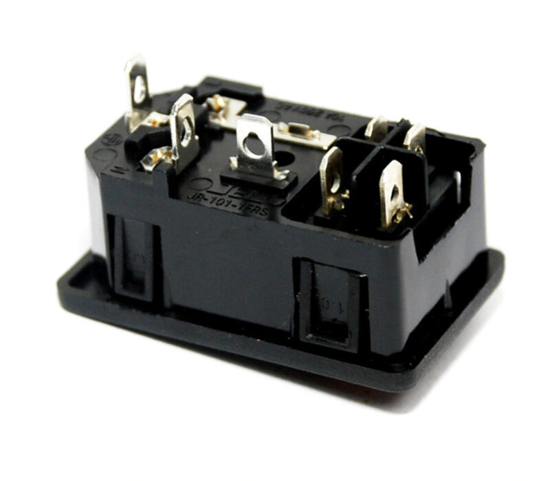 AC 電源輸入座 JR-101-1FRS 含保險絲座 開關 JEC AC IEC Inlet Socket | 露天市集 | 全台最大的網路購物市集