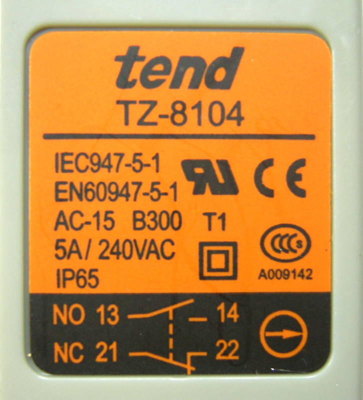 Tend 天得 TZ-8104 5A 250VAC 微動開關 限動開關 Limit Switch IP65 防水 UL | 露天市集 | 全台最大的網路購物市集