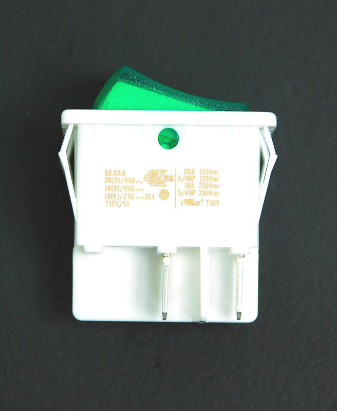 EVEREL 32x25mm 洛克開關 開關 翹板開關 SX82 Rocker Switch 4P 16A On-Off | 露天市集 | 全 ...