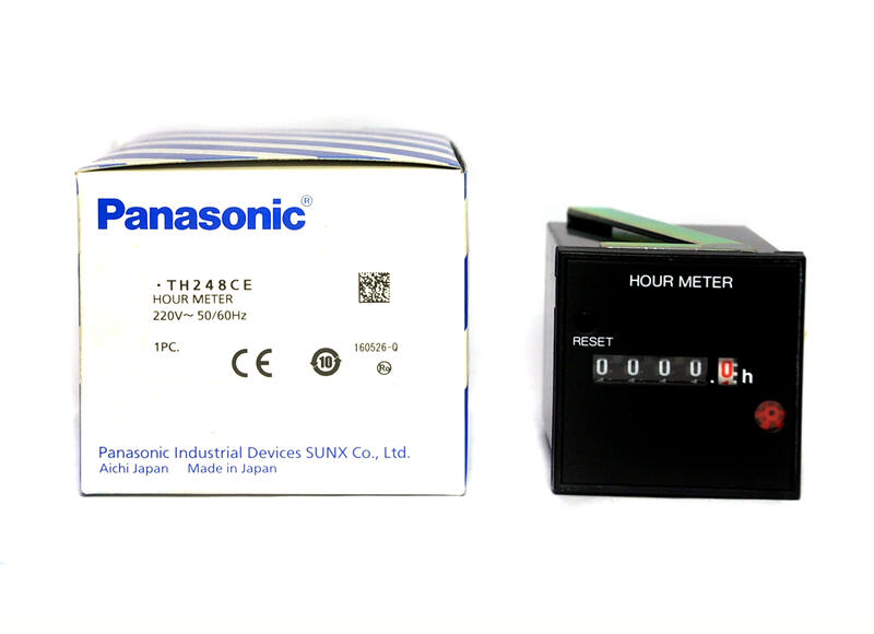 Panasonic Hour Meter TH248CE 5 Digit 9999.9Hrs 48x48mm Japan | 露天市集 | 全 ...