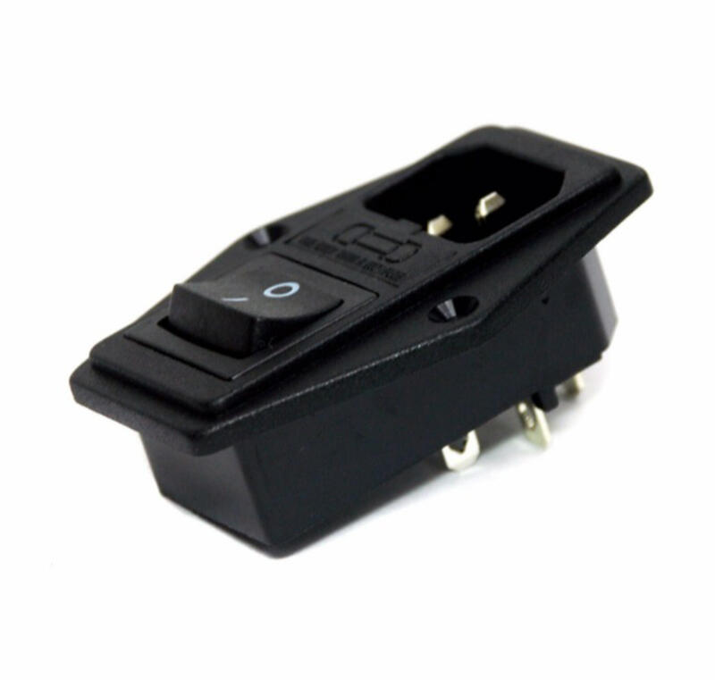 AC 電源輸入座 JR-101-1FR2-02 含保險絲座 開關 JEC AC IEC Inlet Socket | 露天市集 | 全台最大的網路購物市集