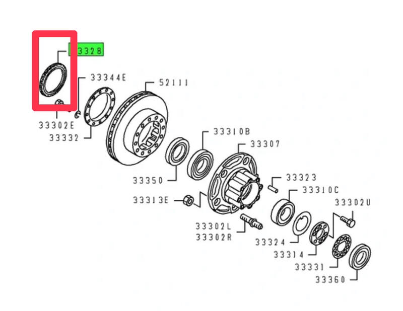MK530068三菱堅達3.5T 2013-2021年 ABS 感應齒 三菱原廠 | 露天市集 | 全台最大的網路購物市集