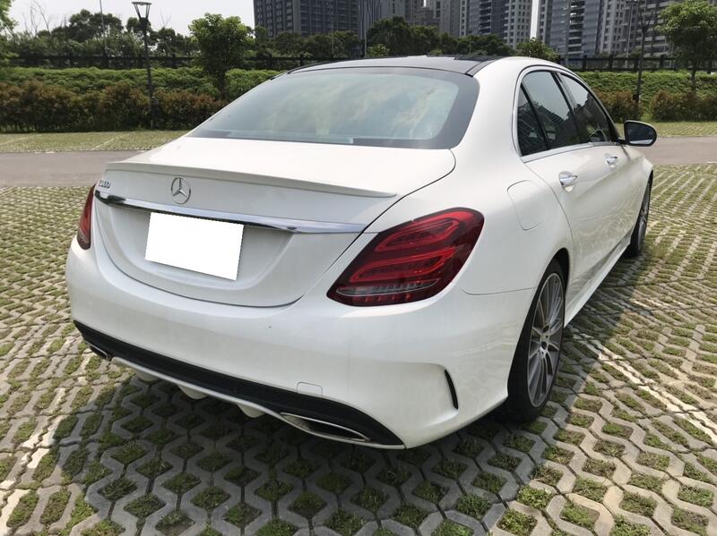 2016 C300 AMG 僅跑三萬 免鑰匙發動 全景天窗 盲點 基本滿 提供第三方LIN | 露天市集 | 全台最大的網路購物市集