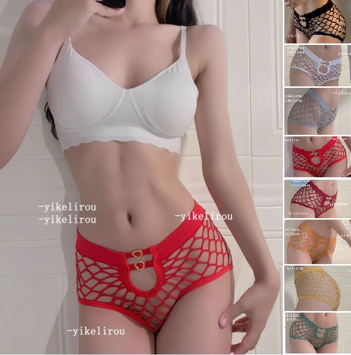 【寶舖543】 網紅款 性感 網狀設計 JS TB11 漁網 割破 中腰 彈性 三角褲 舒適 透氣 快乾 | 露天市集 | 全台最大的網路購物市集