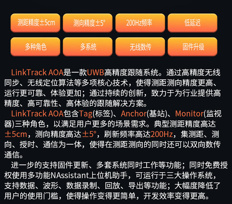 LinkTrack AOA跟隨系統UWB定位寬帶室內測距測向角度模塊維特智能 | 露天市集 | 全台最大的網路購物市集
