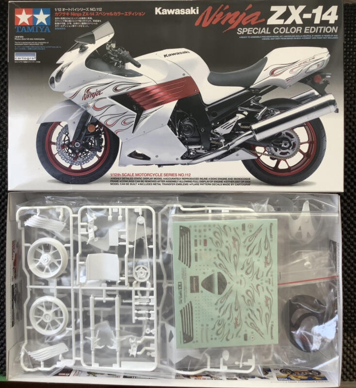 1/12 KAWASAKI NINJA ZX-14 #14112 | 露天市集 | 全台最大的網路購物市集