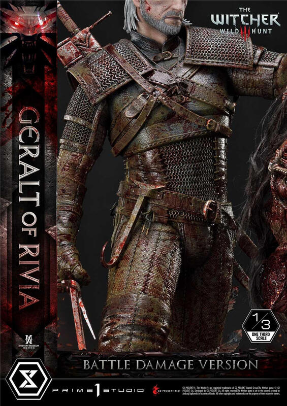 神秘博物館 Prime 1 Studio P1S 巫師3 杰洛特 雕像 戰損版 | 露天市集 | 全台最大的網路購物市集