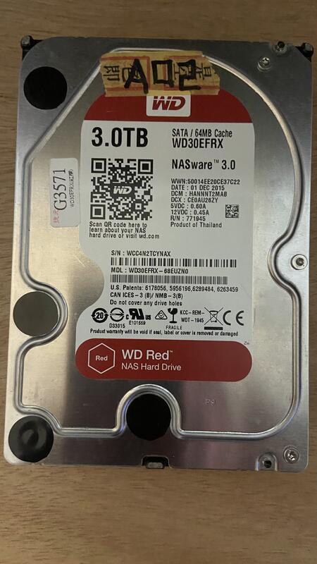 WD 3TB WDC WD30EFRX (3T /3TB HDD硬碟)(44210HR)[A02] | 露天市集 | 全台最大的網路購物市集